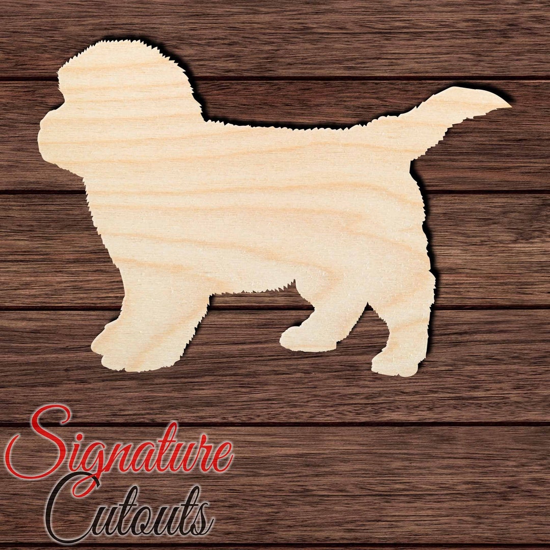 Newfoundland Puppy 002 Shape Cutout in Wood for Crafting, Home & Room ...