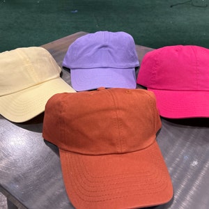 Unisex Cap With Personalized Embroidered Text Unisex Baseball Cap ...