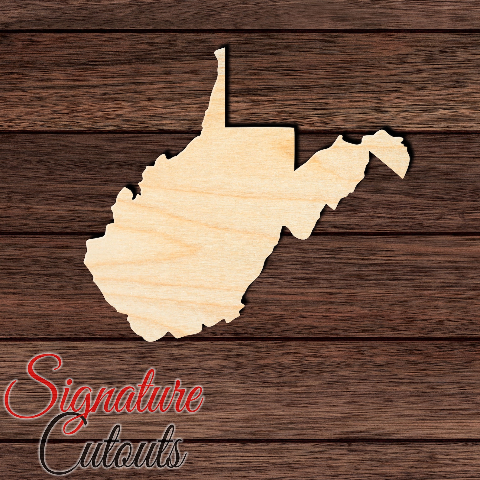 West Virginia State Wooden Cutout for Crafting Home & Room - Etsy