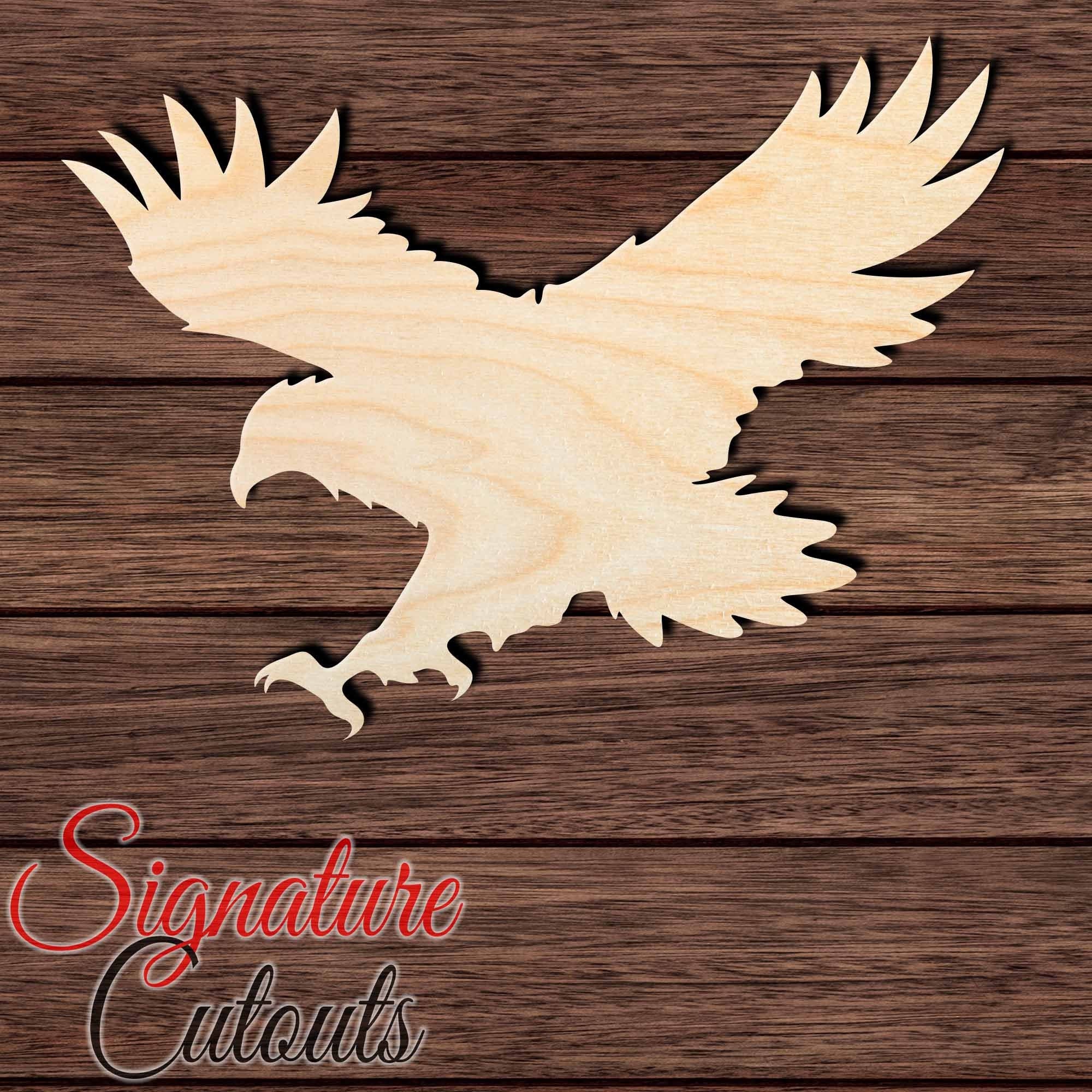 Eagle 005 Wooden Shape Cutout for Crafting, Home & Room Décor, and ...