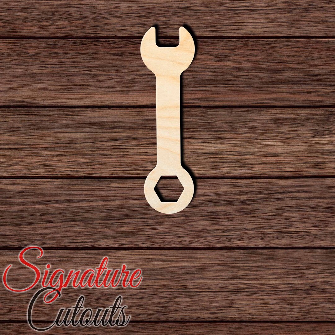 Wrench Unfinished Wooden Cutout for Crafting, Home & Room Décor, and ...