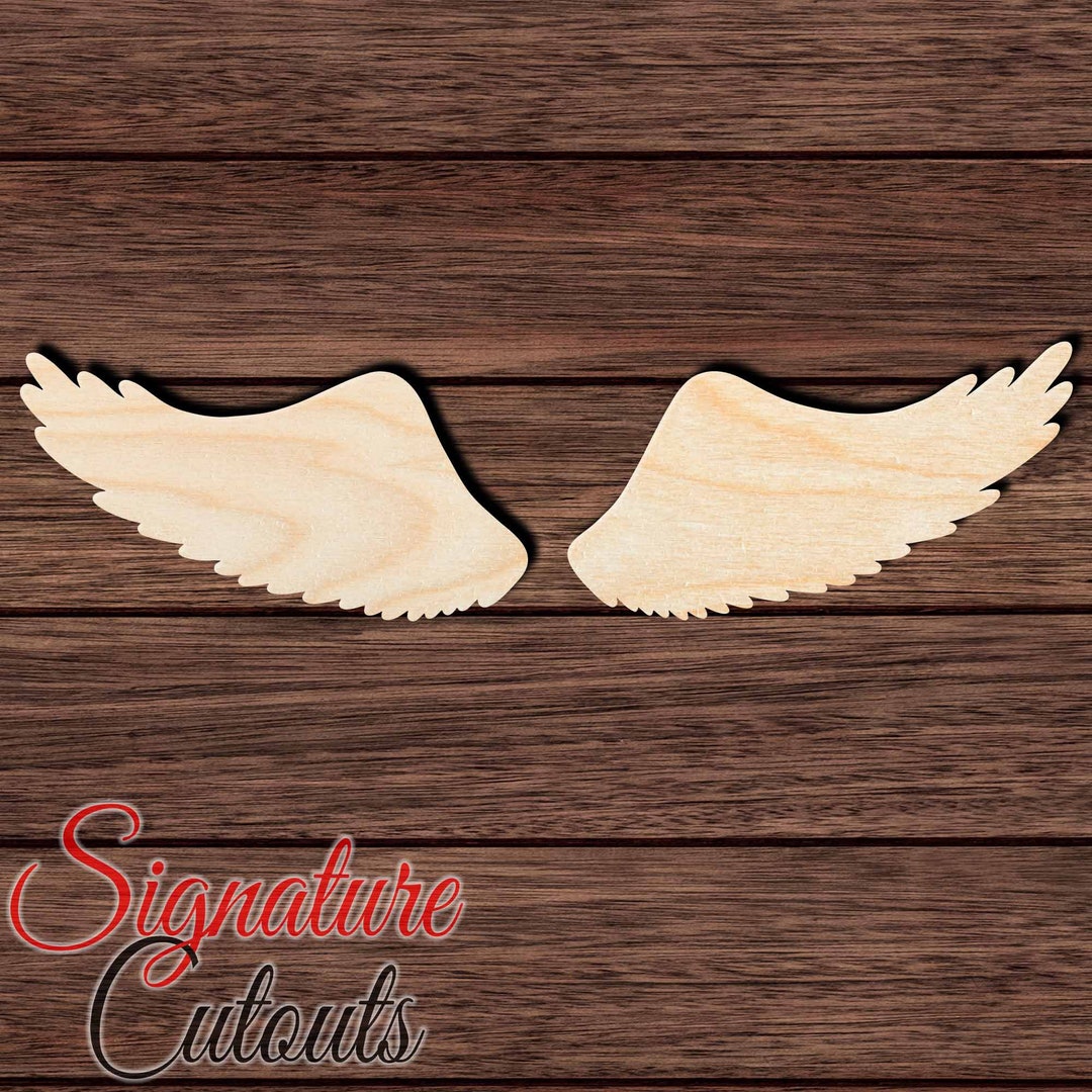 Wings 002 Cutout for Crafting, Home & Room Décor, and Other DIY ...