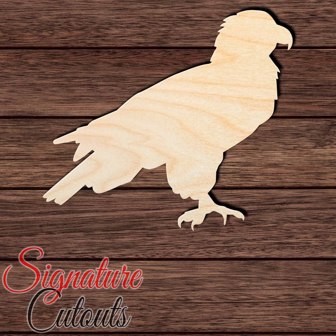 Eagle 007 Wooden Shape Cutout for Crafting, Home & Room Décor, and ...