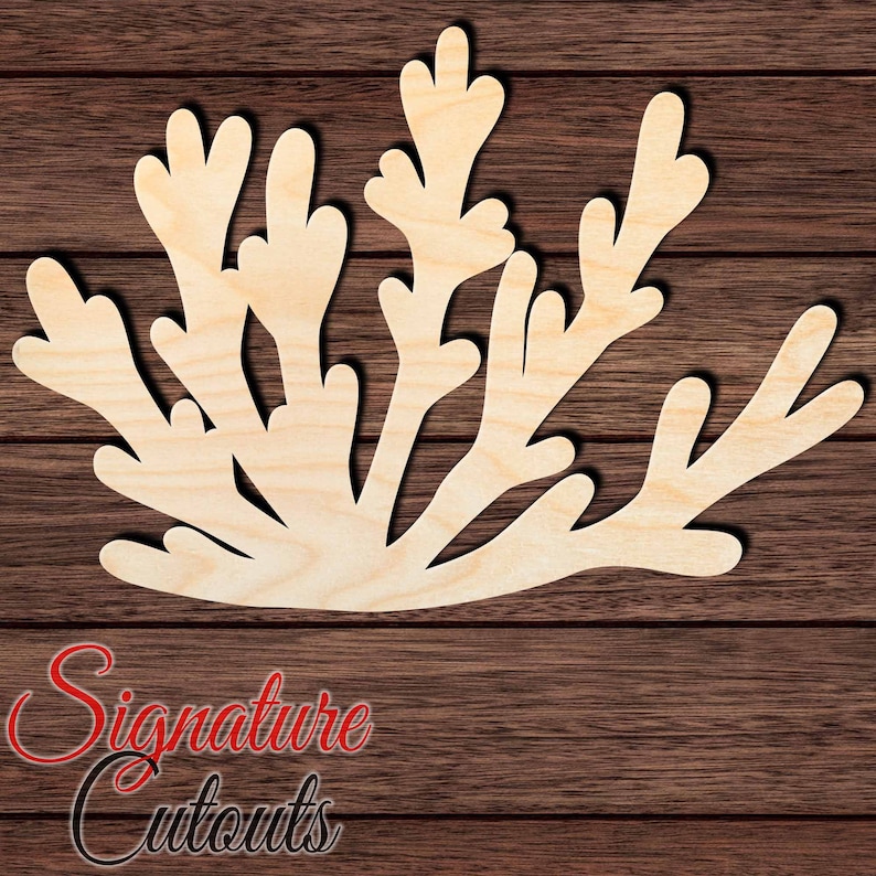 Coral Reef 008 Wooden Shape Cutout for Crafting Home & Room - Etsy
