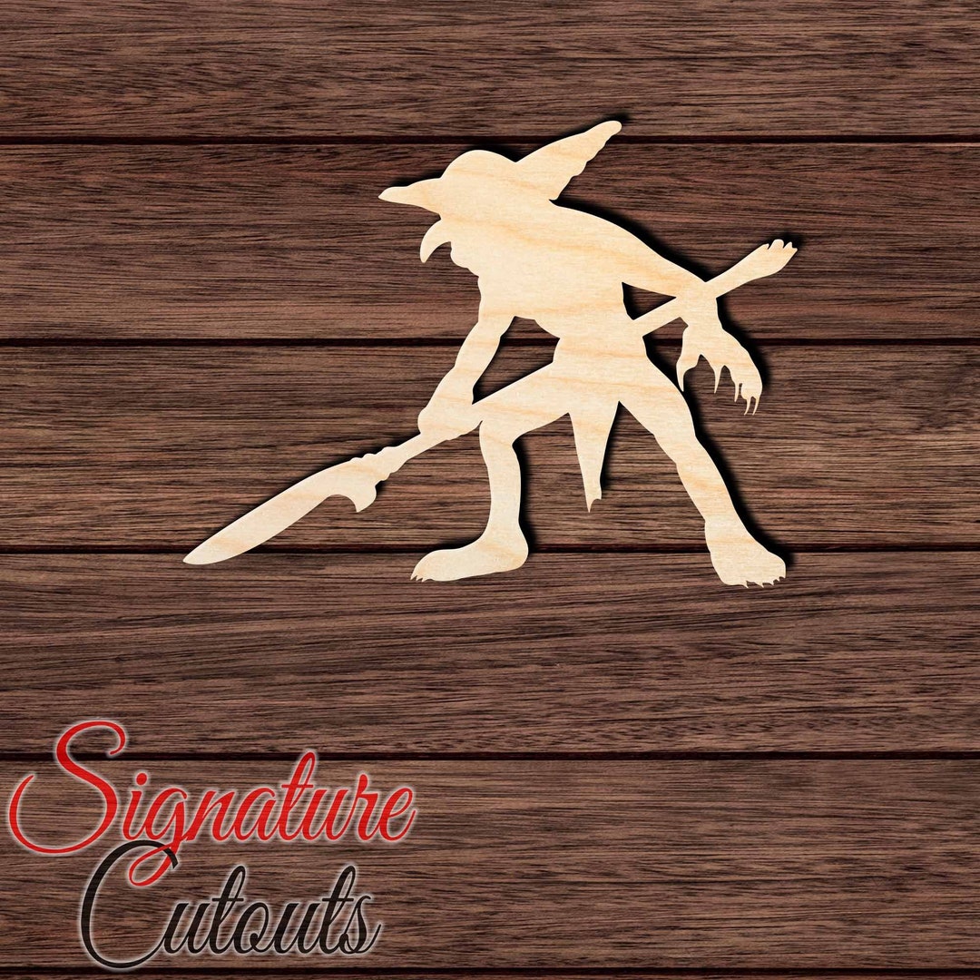 Goblin 001 Shape Cutout in Wood for Crafting, Home & Room Décor, and ...