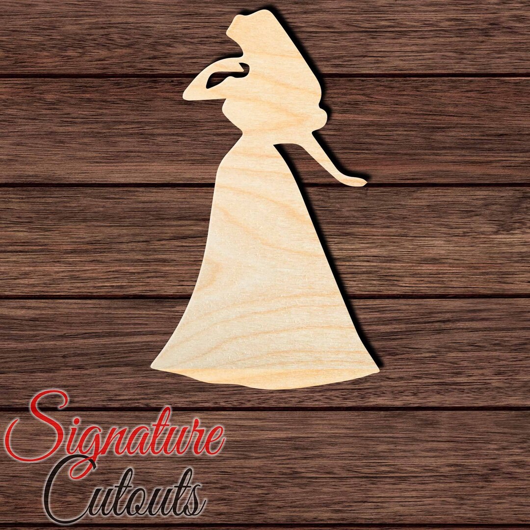 Princess 004 Wooden Shape Cutout for Crafting, Home & Room Décor, and ...