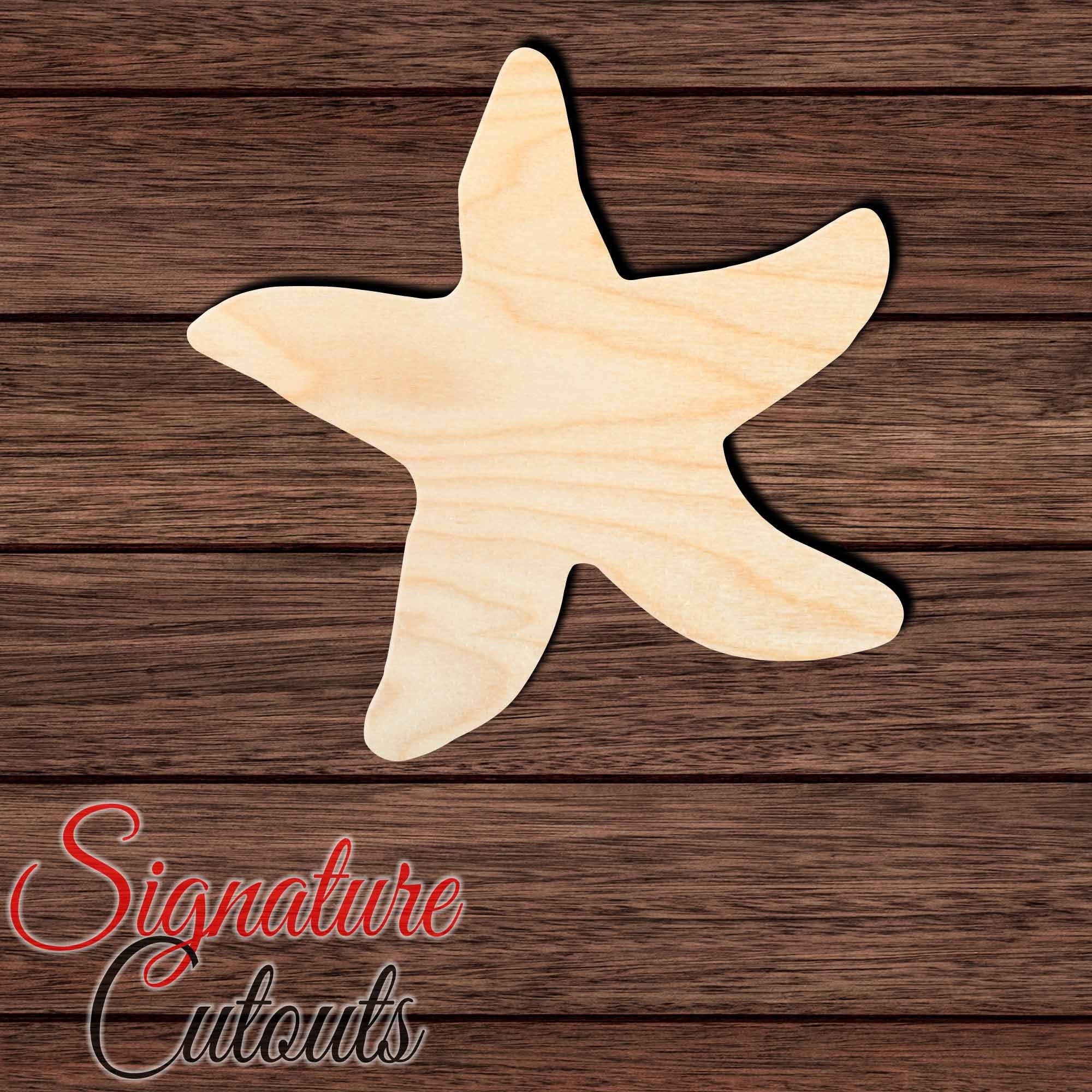 Starfish 004 Wooden Shape Cutout for Crafting Home & Room | Etsy