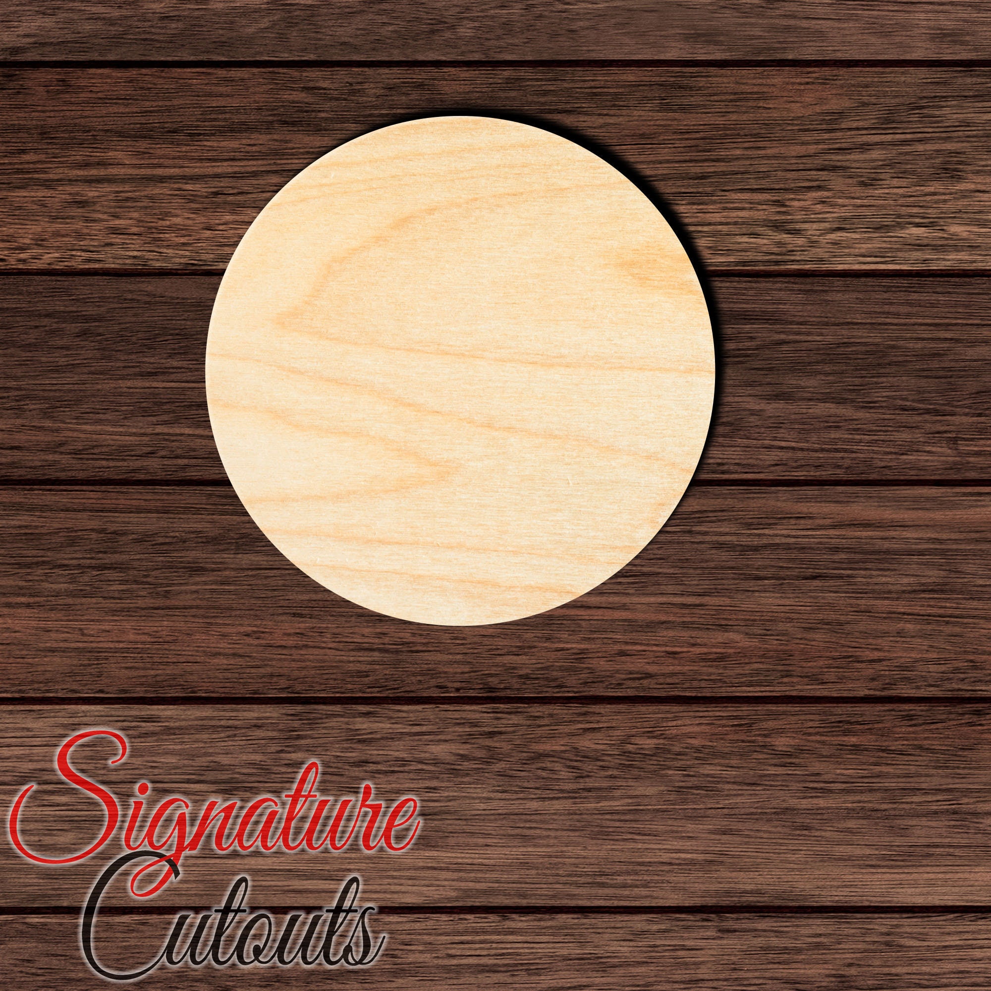Circle Unfinished Wooden Cutout for Crafting Home & Room - Etsy