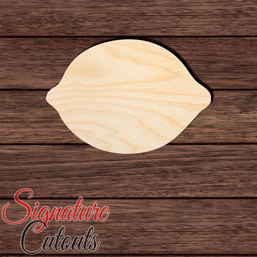 Lemon 002 Wooden Shape Cutout for Crafting, Home & Room Décor, and ...