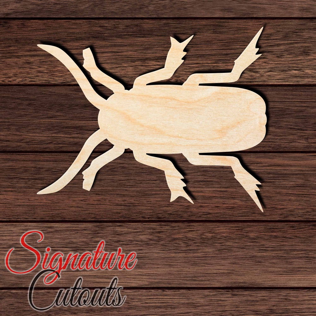 Beetle 001 Wooden HQ Cutout for Crafting, Home & Room Décor, and Other ...