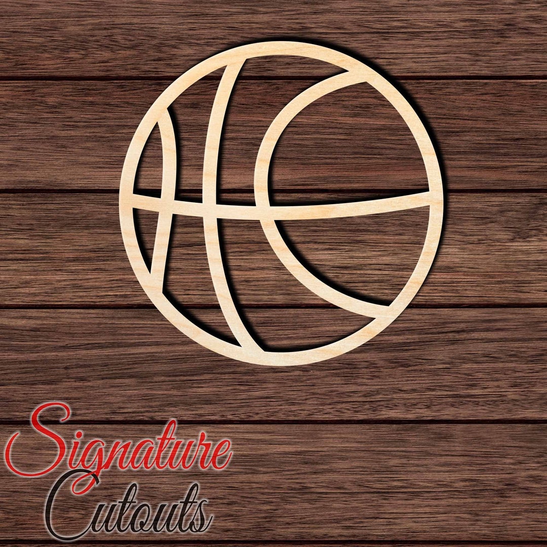 Basketball 016 Wooden HQ Cutout for Crafting, Home & Room Décor, and ...