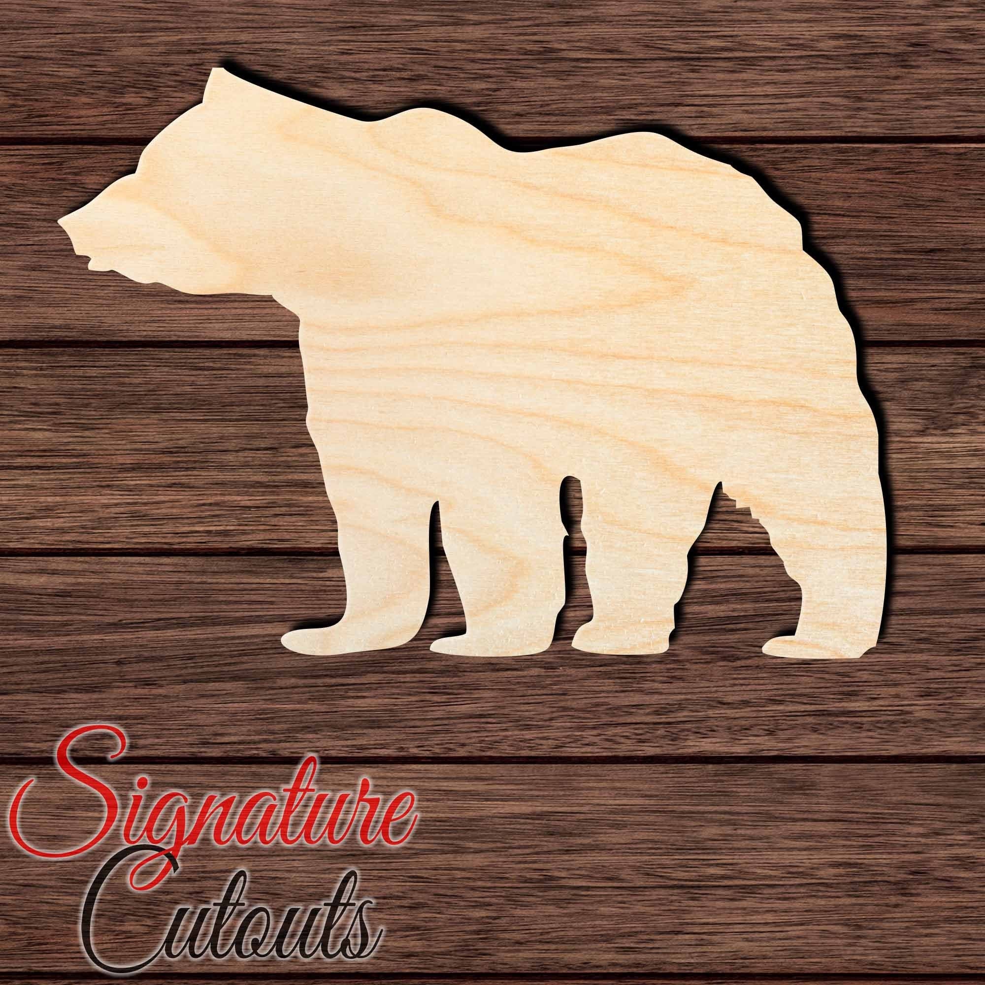 Bear 012 Wooden Shape Cutout for Crafting Home & Room Décor - Etsy