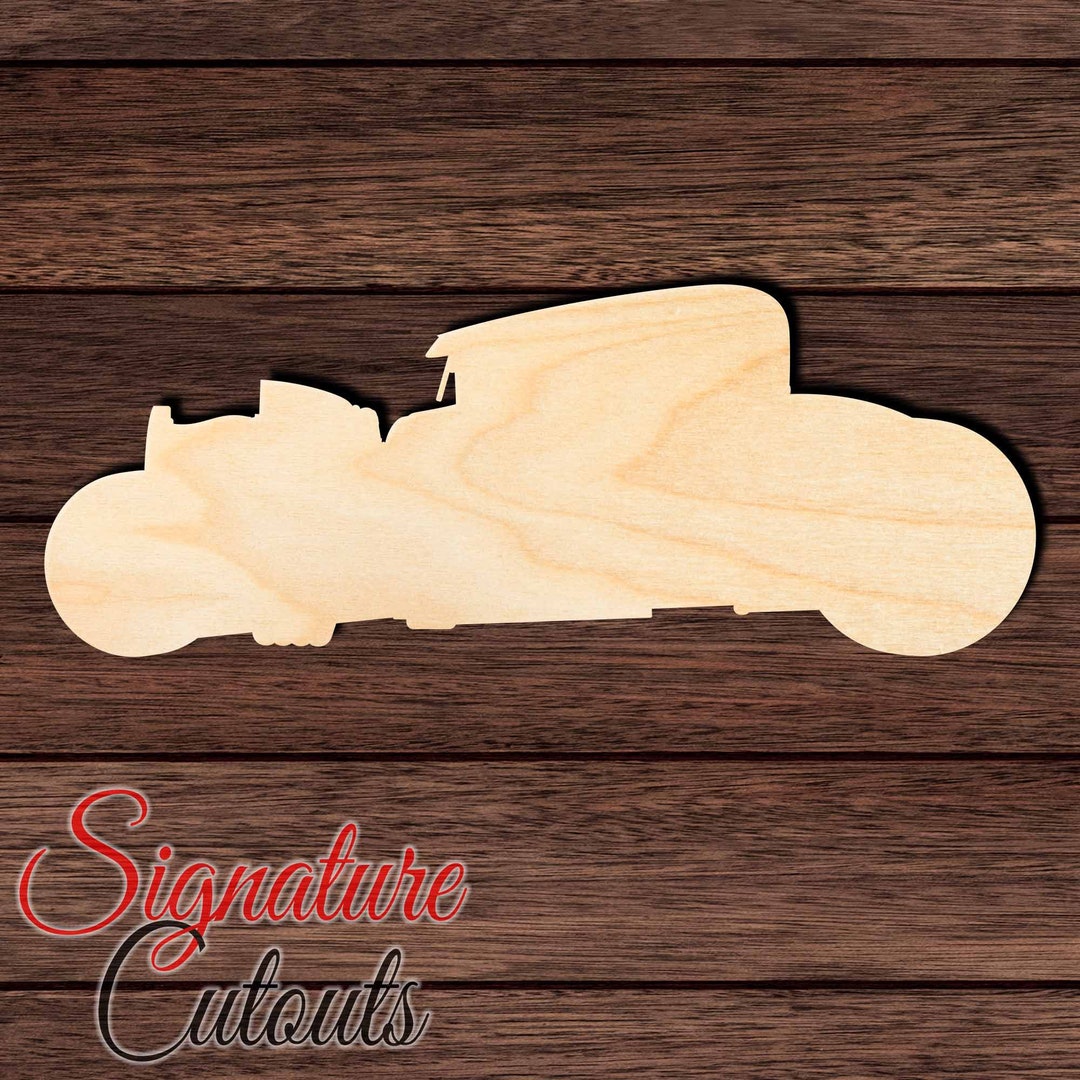 Classic Car 005 Wooden Shape Cutout for Crafting, Home & Room Décor ...