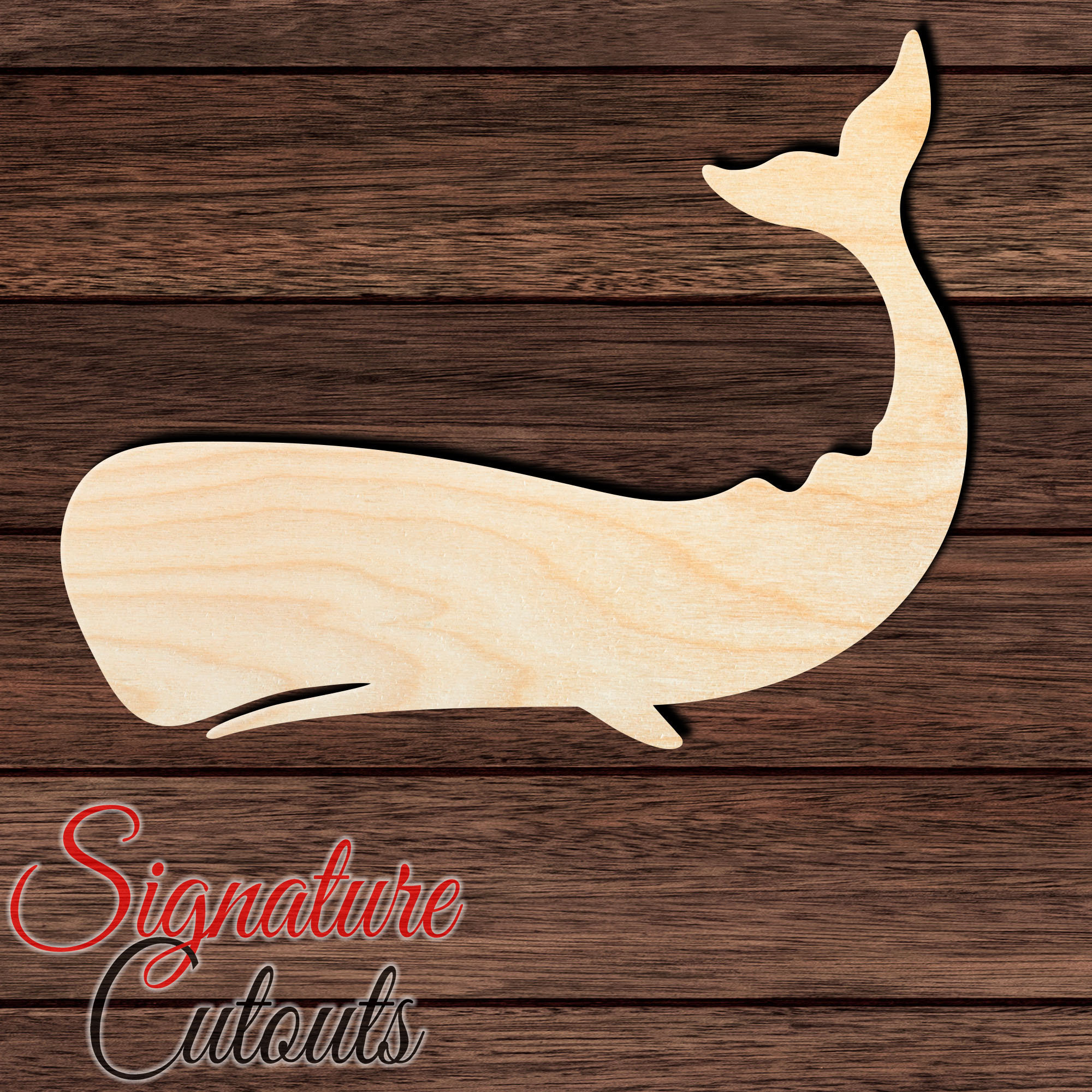 Whale 008 Unfinished Wooden Cutout for Crafting, Home & Room Décor, and ...