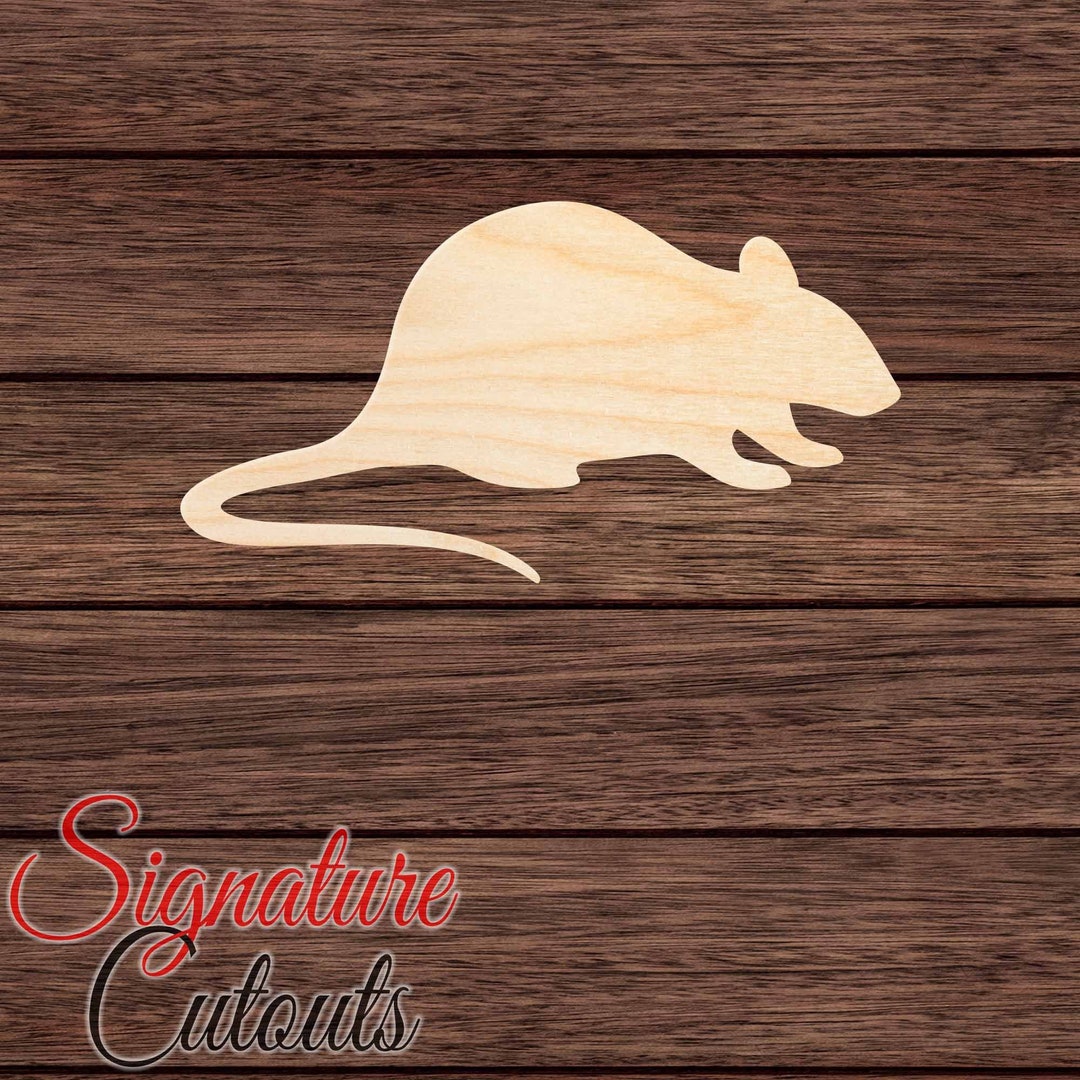 Rat 007 Recorte de forma de madera para artesanía decoración - Etsy España