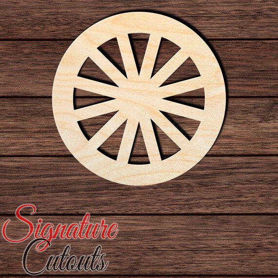 Wagon Wheel 001 Wooden Shape Cutout for Crafting Home & Room - Etsy