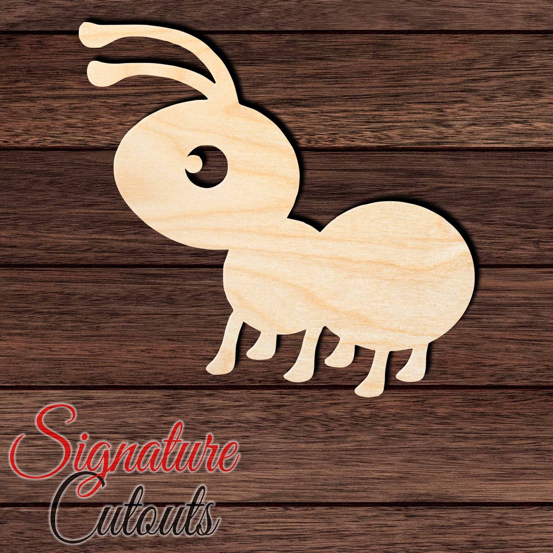 Ant 002 Unfinished Wooden Cutout for Crafting, Home & Room Décor, and ...