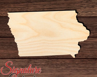 Wooden State Cutout - Etsy