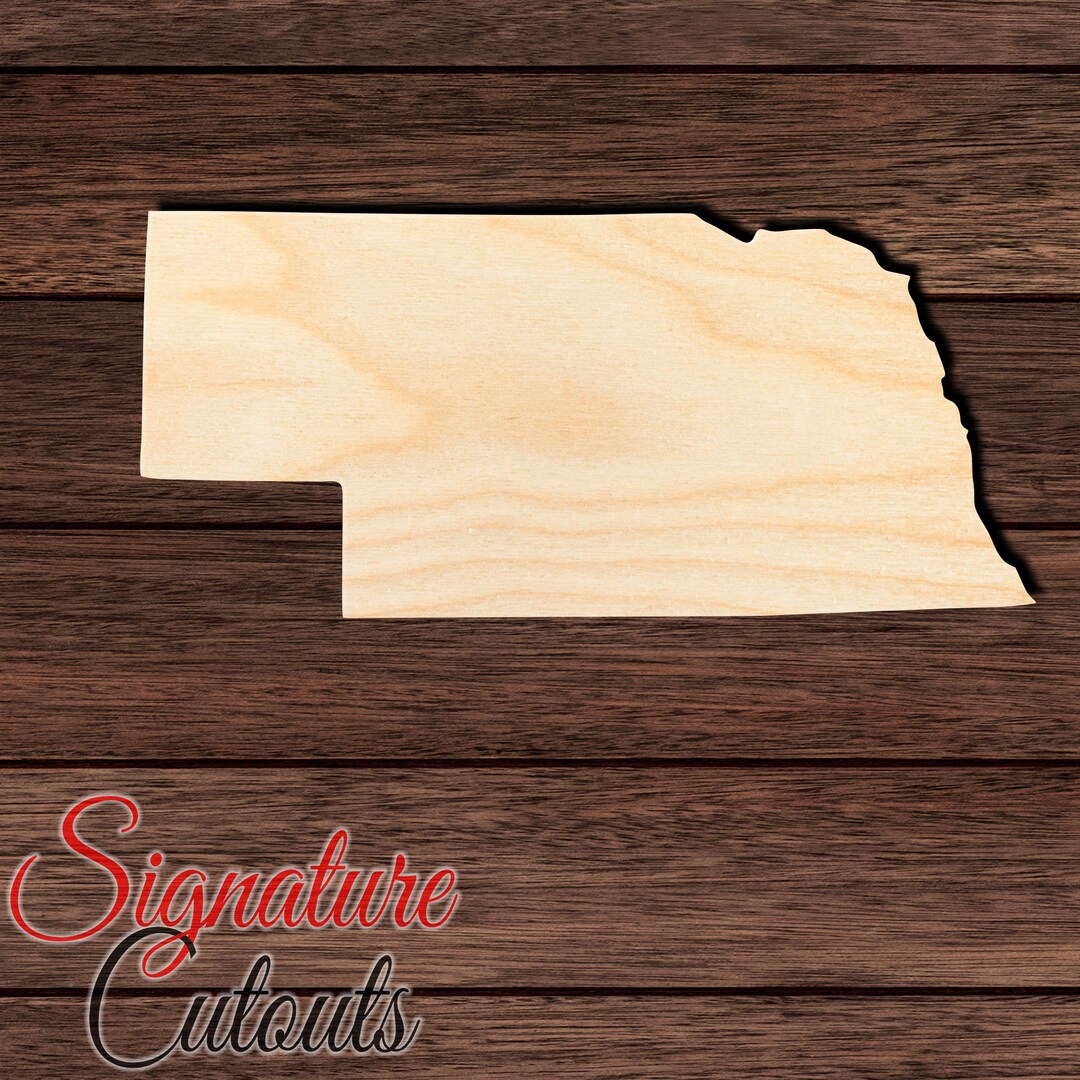 Nebraska State Wooden Cutout for Crafting Home & Room Décor - Etsy