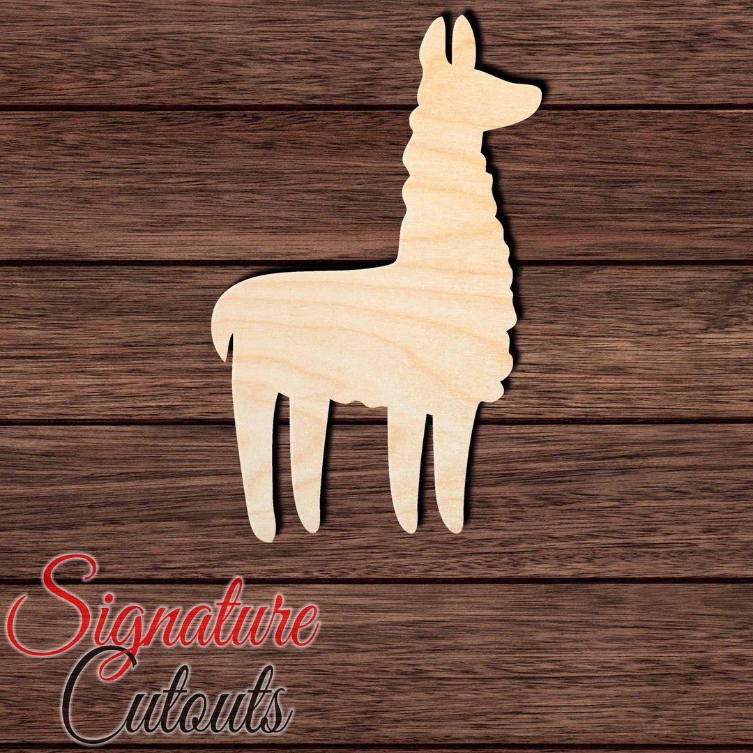 Llama 003 Cutout for Crafting, Home & Room Décor, and Other DIY ...