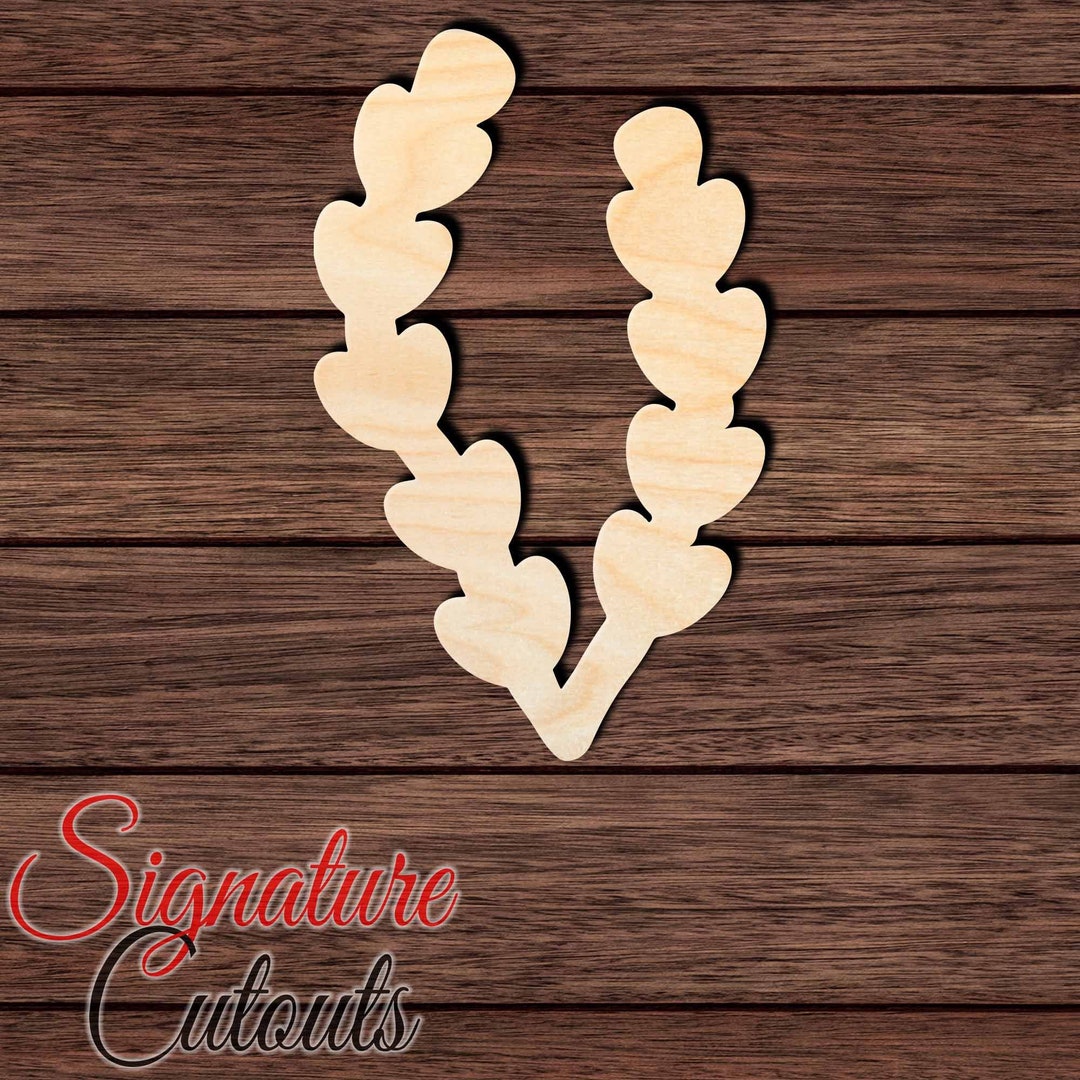 Seaweed 011 Shape Cutout for Crafting, Home & Room Décor, and Other DIY ...