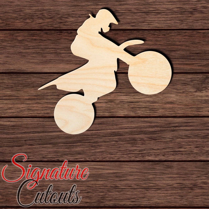 Motocross 001 Wooden Shape Cutout for Crafting, Home & Room Décor, and ...