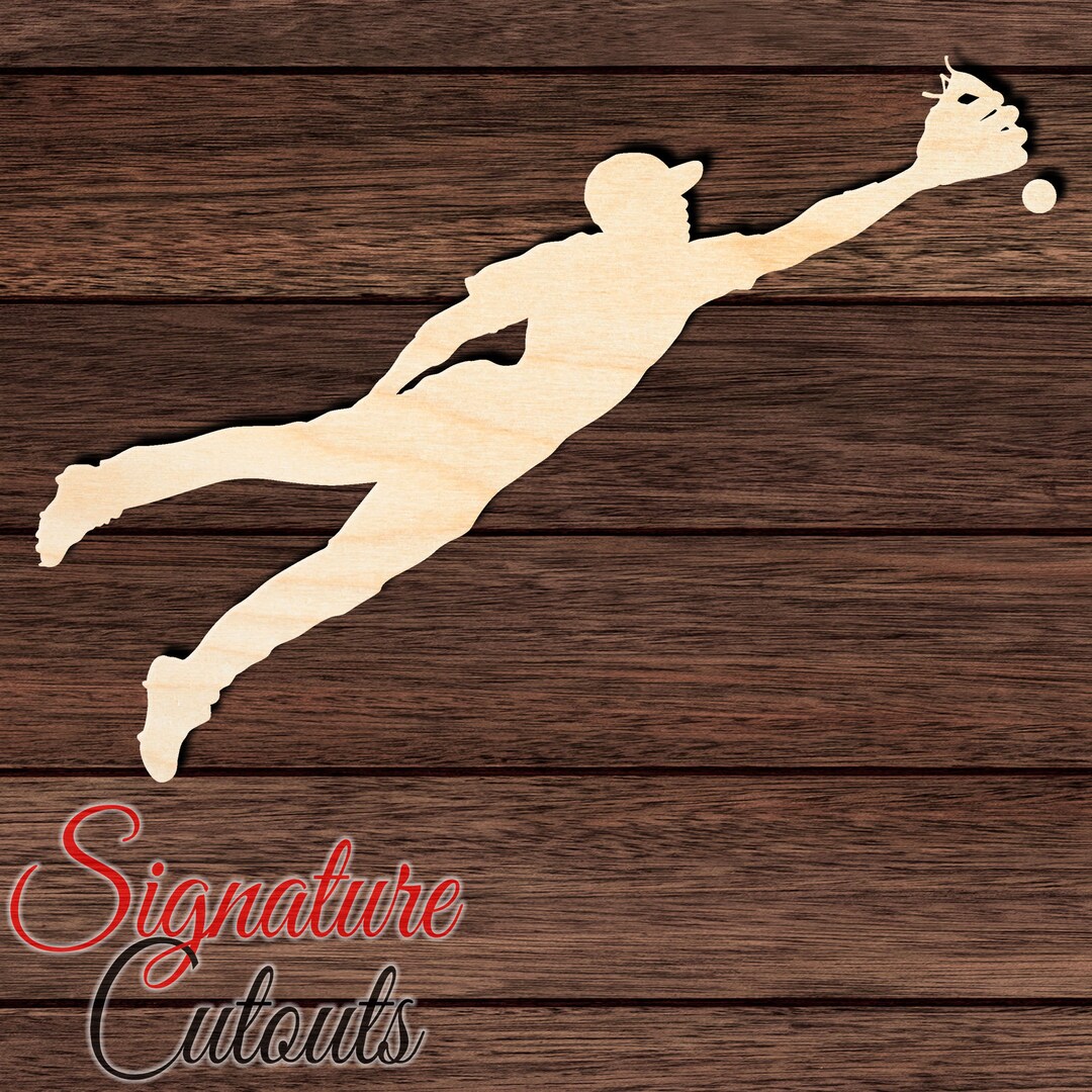 Baseball 001 Wooden HQ Cutout for Crafting, Home & Room Décor, and ...