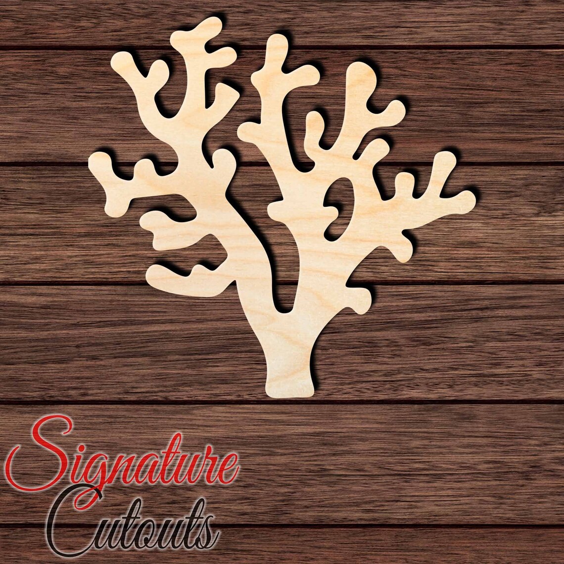 Coral Reef 005 Wooden Shape Cutout for Crafting, Home & Room Décor, and ...