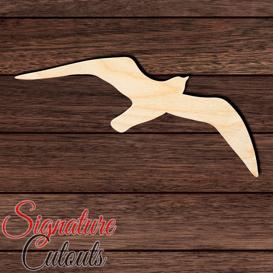 Seagull 002 Shape Cutout for Crafting, Home & Room Décor, and Other DIY ...
