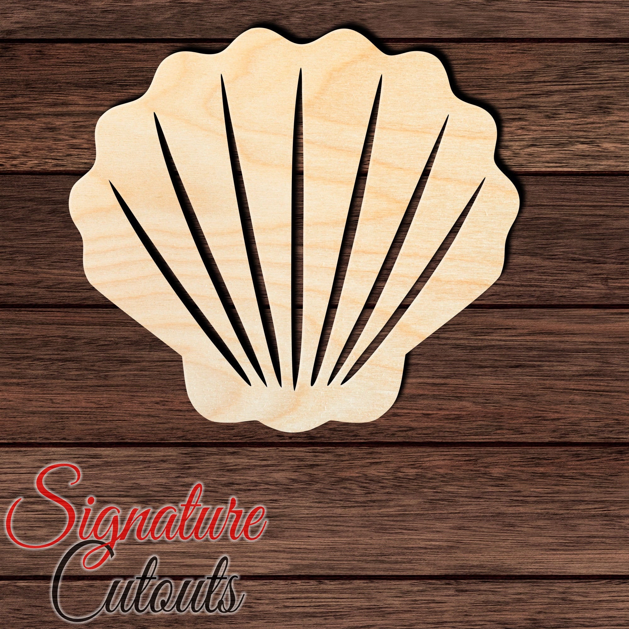 Seashell 001 Wooden Shape Cutout for Crafting Home & Room - Etsy