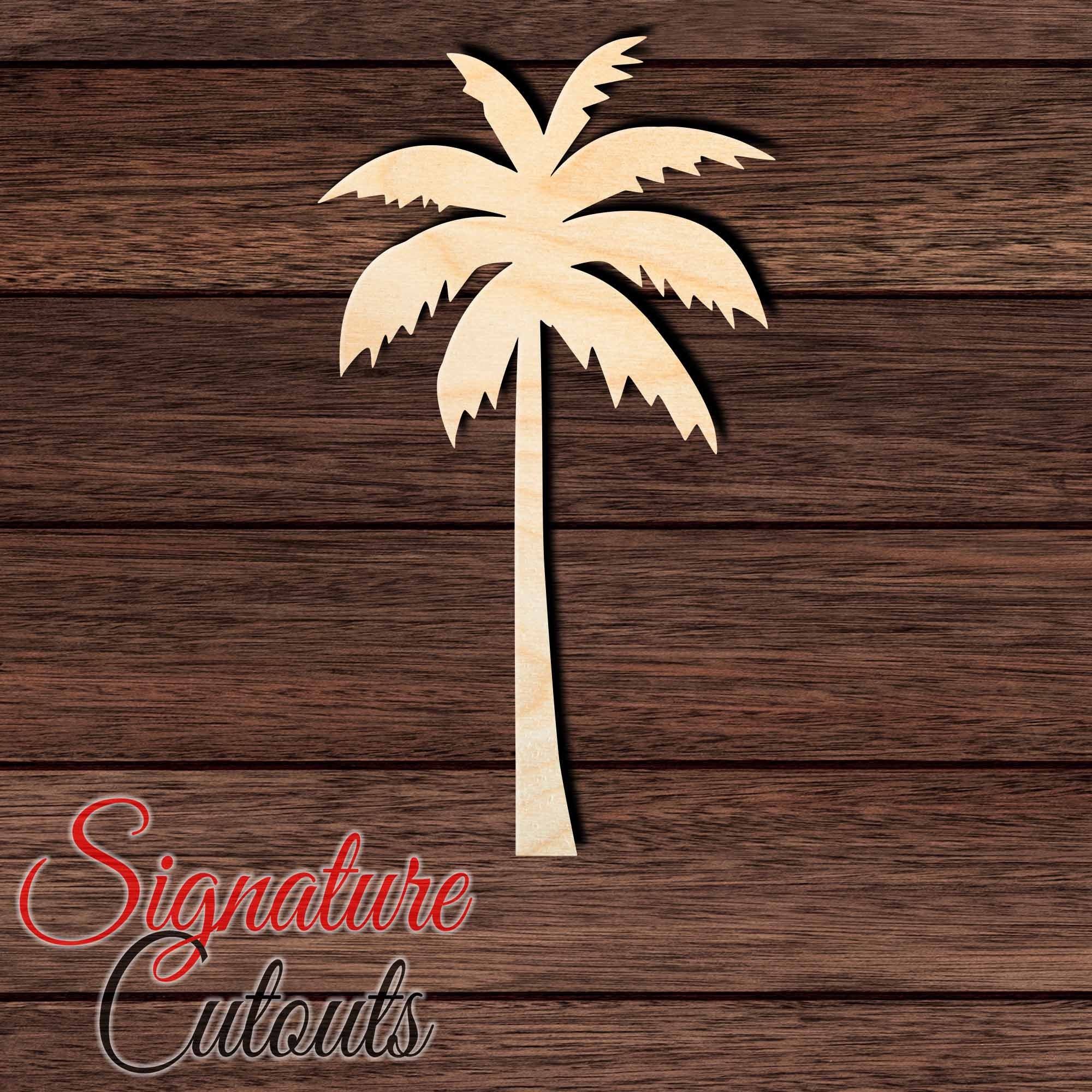 Palm Tree 001 Wooden Shape Cutout for Crafting, Home & Room Décor, and ...