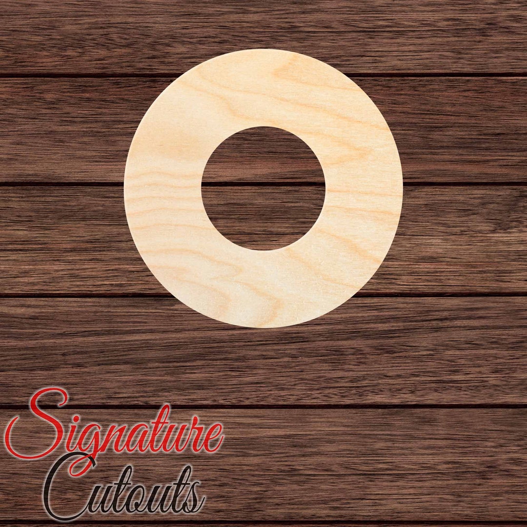 Circle With Hole Wooden HQ Cutout for Crafting, Home & Room Décor, and ...