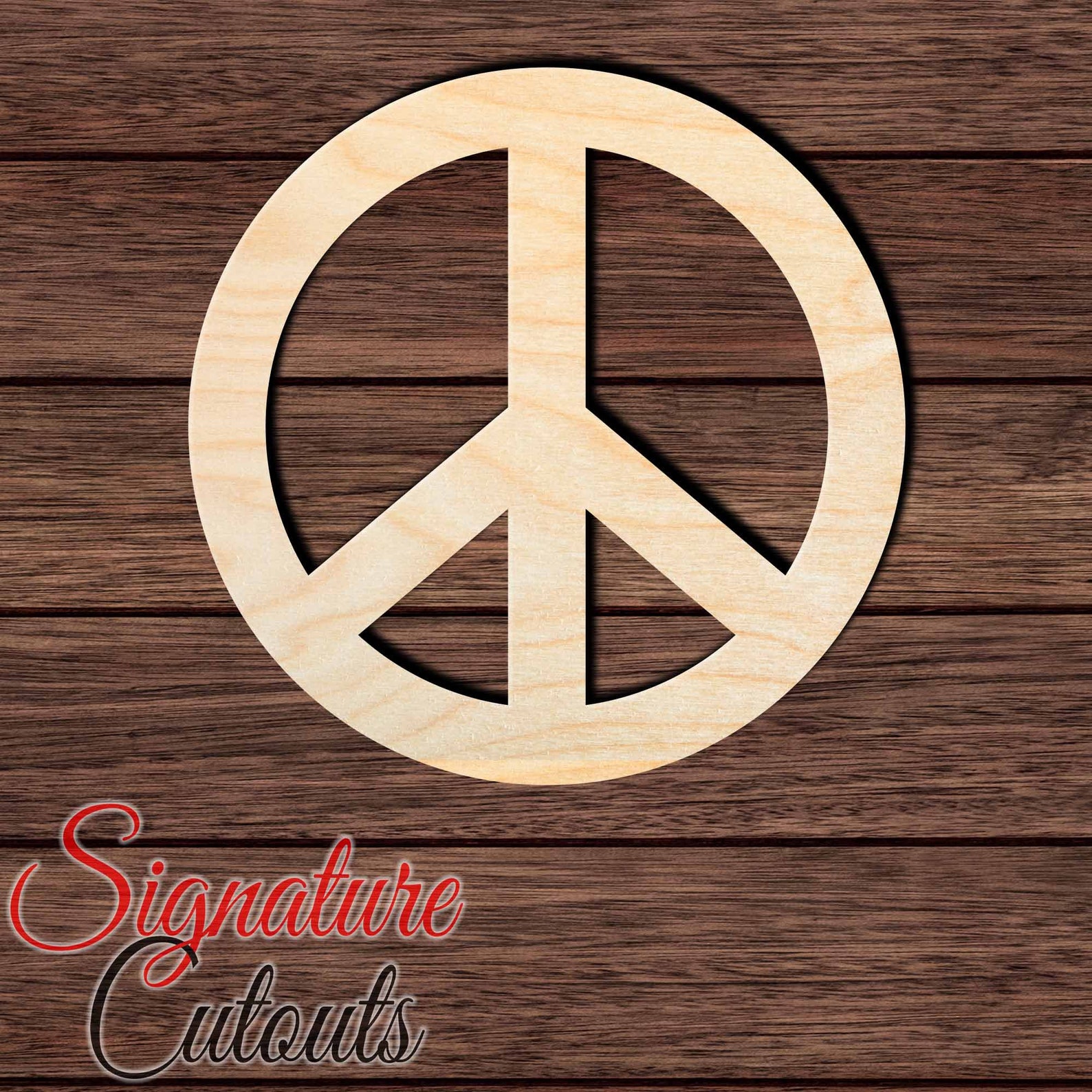 Peace Sign 001 Wooden HQ Cutout for Crafting Home & Room - Etsy