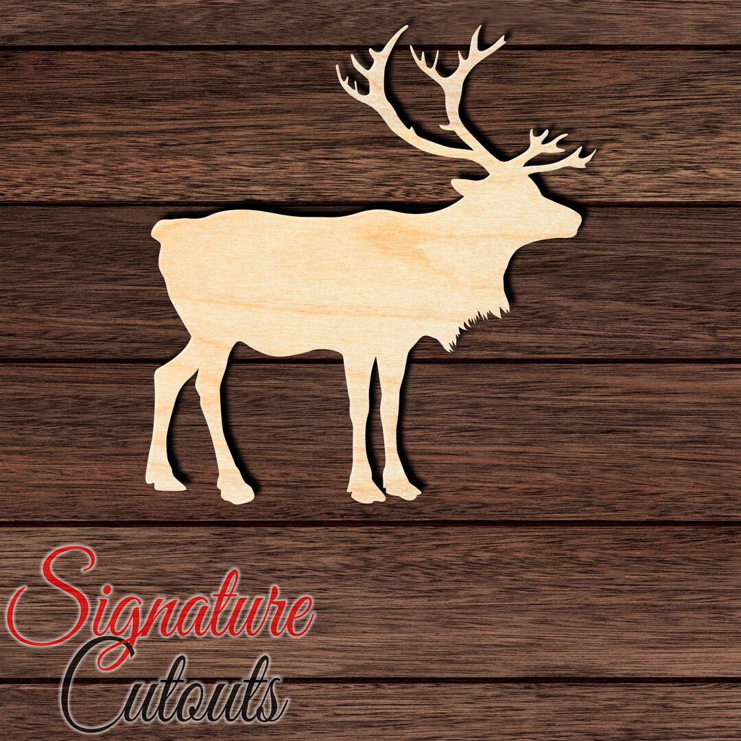 Deer 005 Wooden HQ Cutout for Crafting, Home & Room Décor, and Other ...