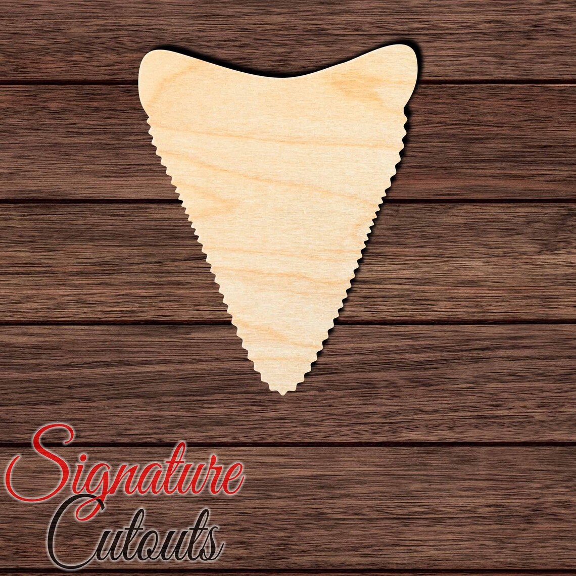 Shark Tooth 002 Cutout for Crafting, Home & Room Décor, and Other DIY ...