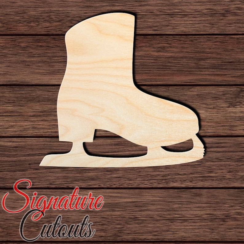 Ice Skate 001 Wooden HQ Cutout for Crafting Home & Room - Etsy