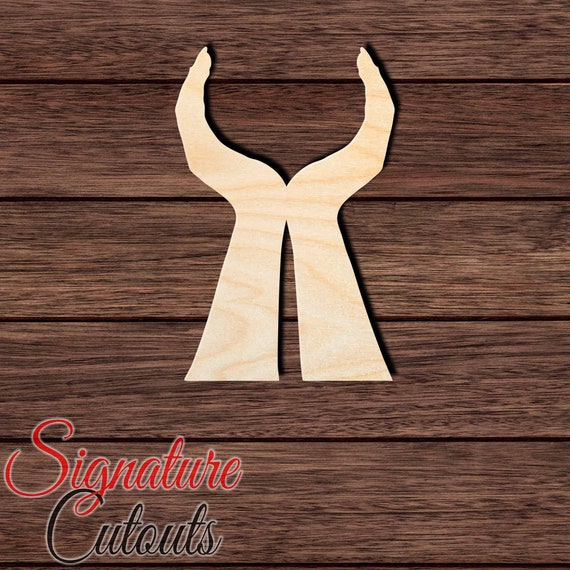 Praying Hands 002 Wooden Shape Cutout for Crafting Home & | Etsy