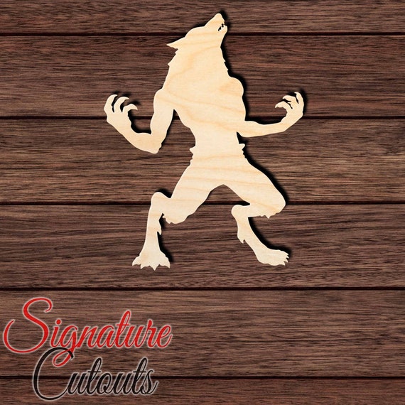 Werewolf 002 Cutout for Crafting Home & Room Décor and other | Etsy