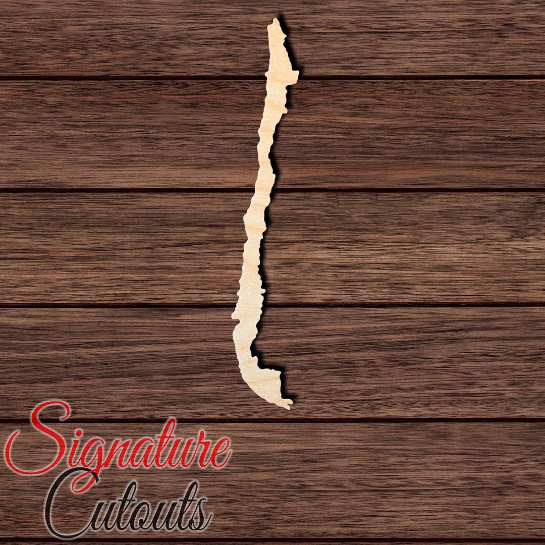 Chile Unfinished Wooden Cutout for Crafting, Home & Room Décor, and ...