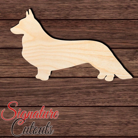 Cardigan Welsh Corgi 002 Wooden Shape Cutout for Crafting | Etsy