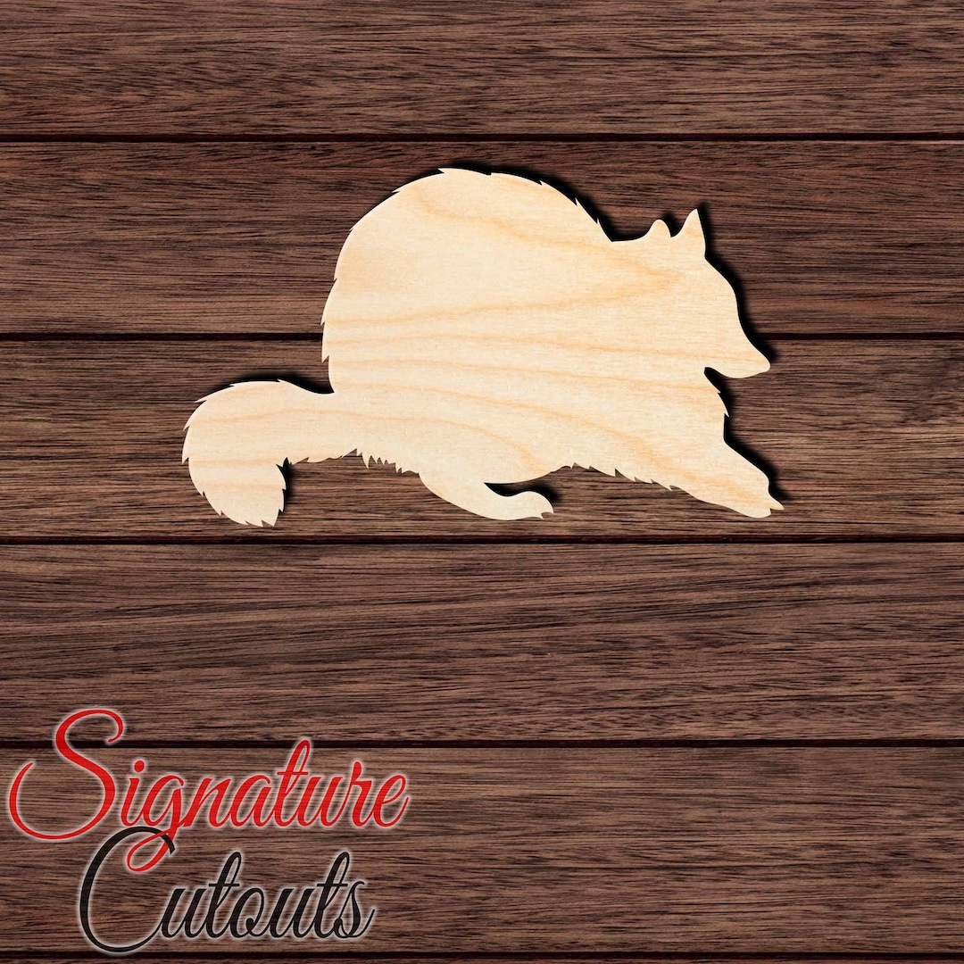 Raccoon 003 Unfinished Wooden Cutout for Crafting, Home & Room Décor ...