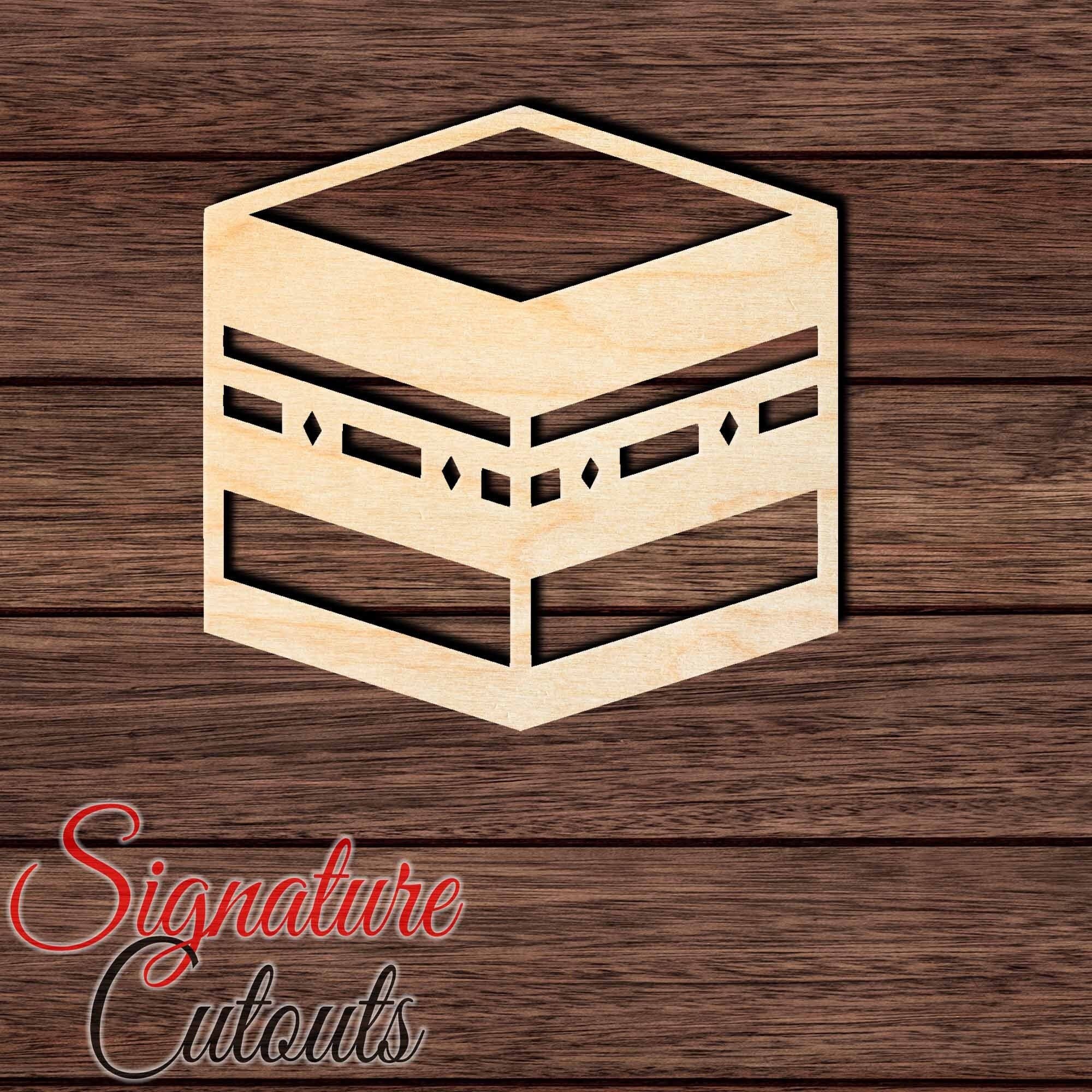 Kaaba 001 Wooden Cutout for Crafting, Home & Room Décor, and Other DIY ...