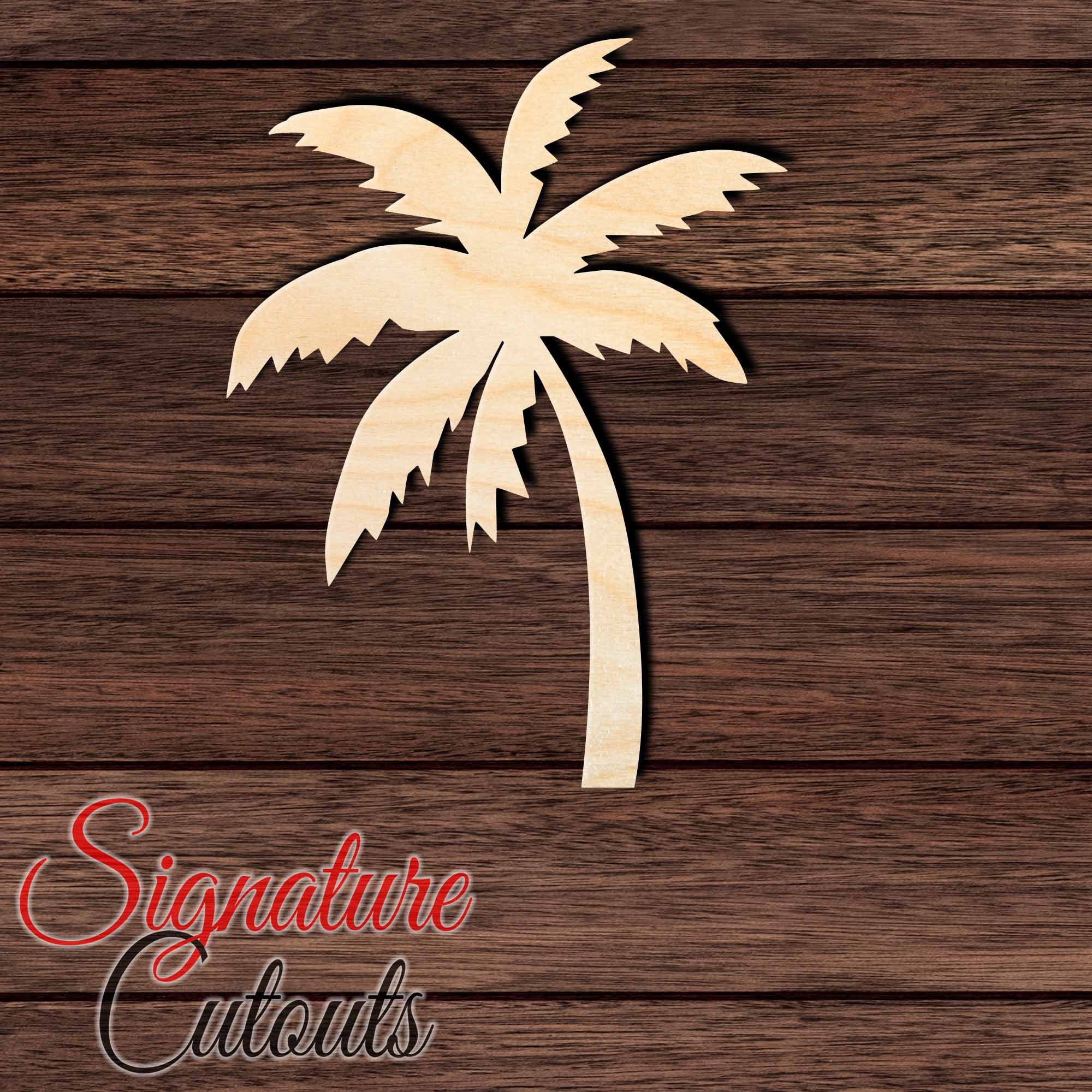 Palm Tree 003 Unfinished Wooden Cutout for Crafting, Home & Room Décor ...