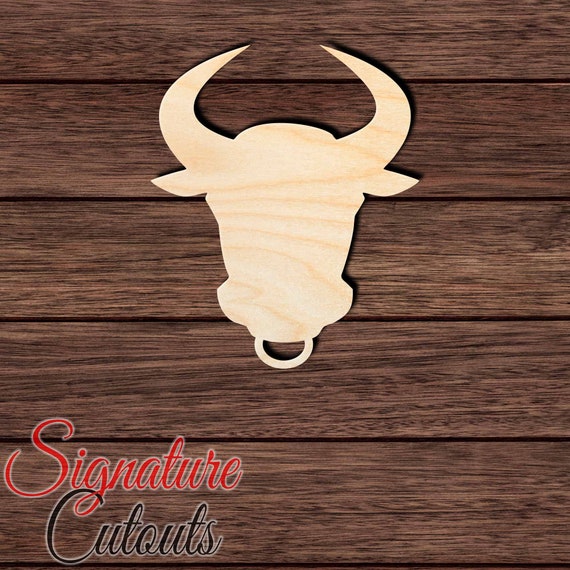 Bull Head 001 Wooden Shape Cutout for Crafting Home & Room | Etsy