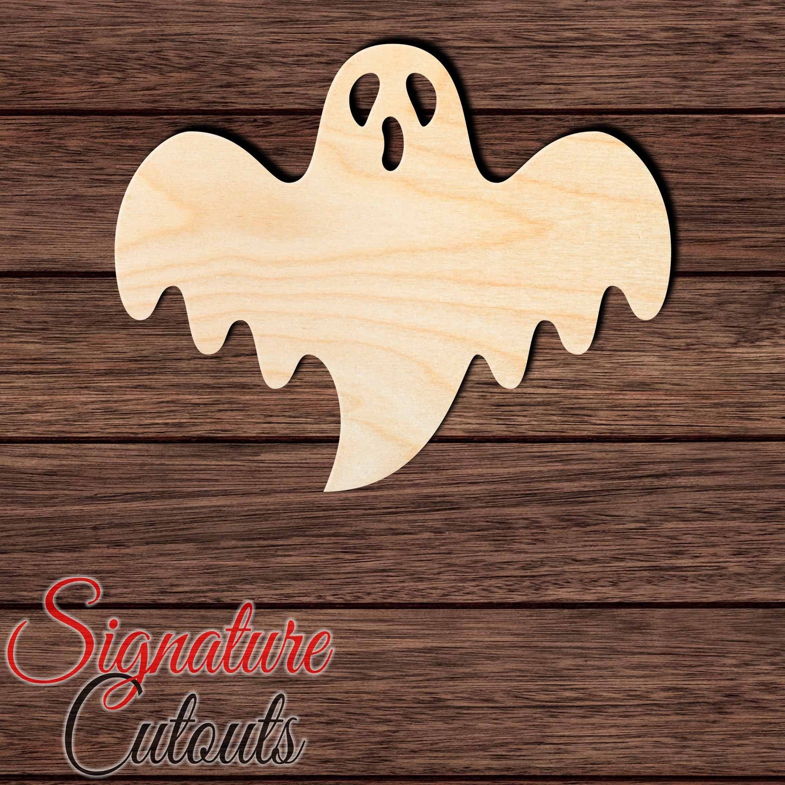 Ghost 002 Wooden Shape Cutout for Crafting, Home & Room Décor, and ...