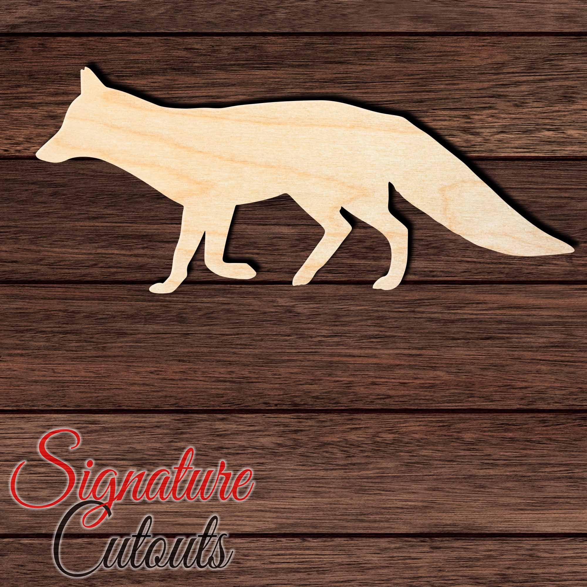 Fox 001 Unfinished Wooden Cutout for Crafting Home & Room | Etsy