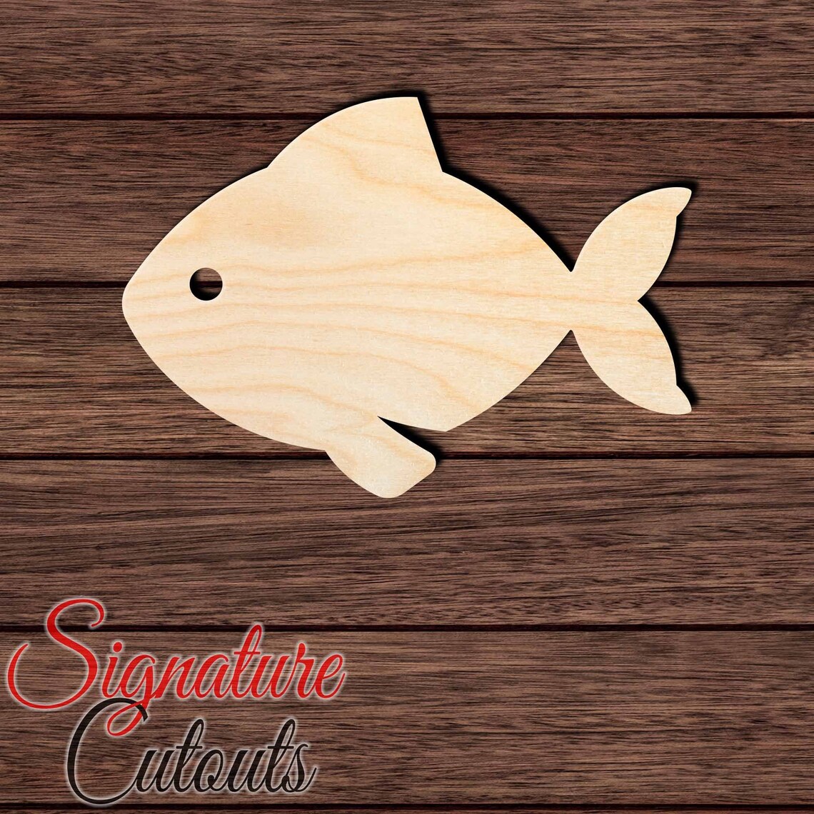 Fish 001 Unfinished Wooden Cutout for Crafting, Home & Room Décor, and ...