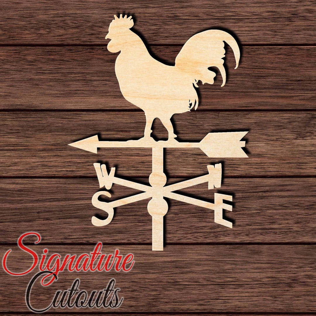 Weather Vane 001 Shape Cutout for Crafting, Home & Room Décor, and ...