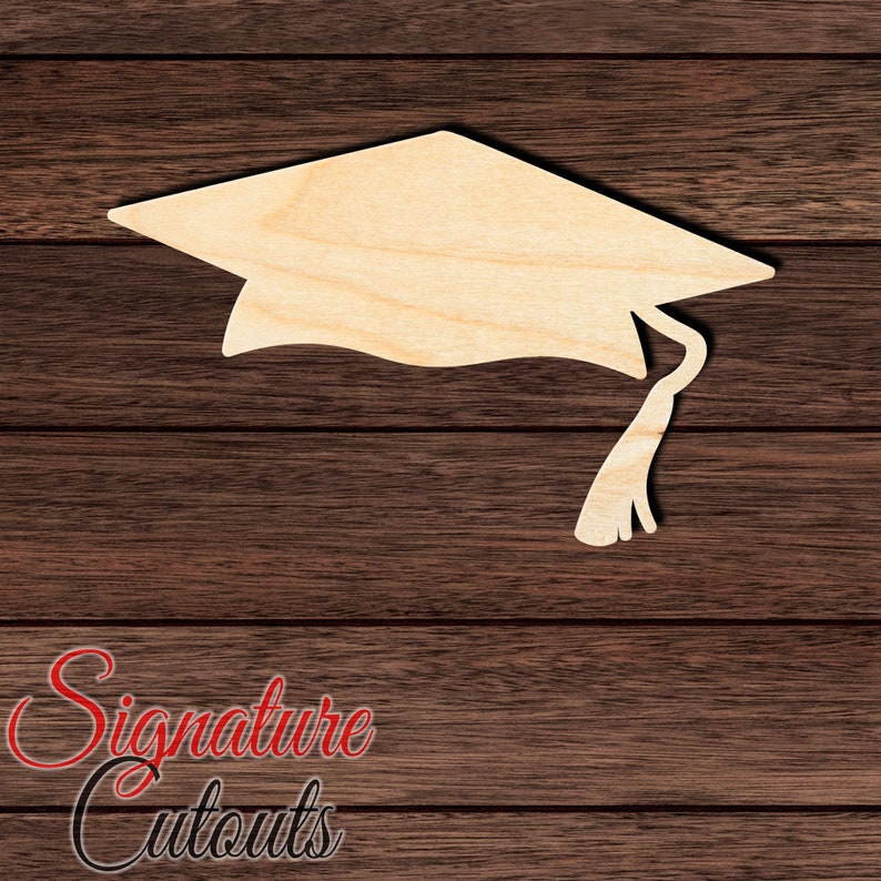 Graduation Cap 005 Wooden HQ Cutout for Crafting Home & Room - Etsy