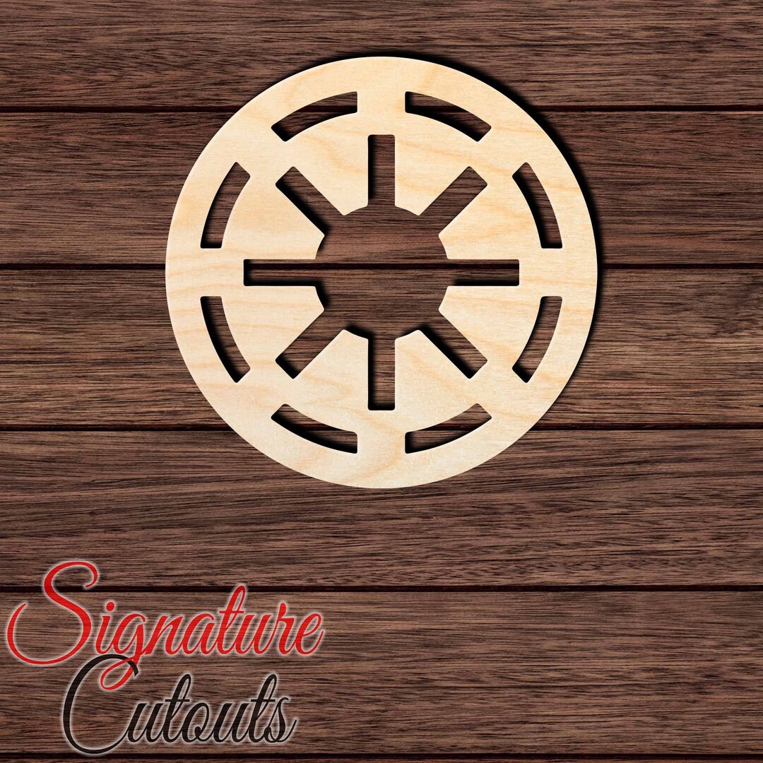 Galactic Republic Emblem Unfinished Wooden Cutout for Crafting, Home ...